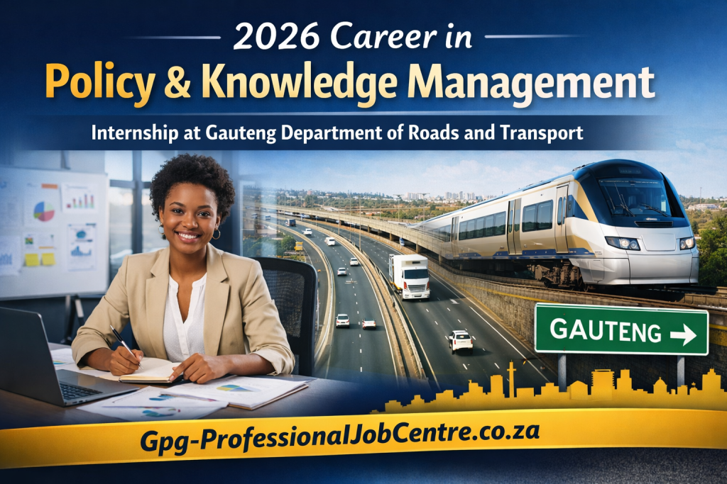 2026 Career in Policy & Knowledge Management - Internship at Gauteng ...